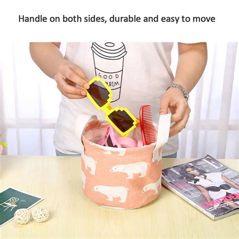 Diy Настольная корзина для хранения игрушек Нижнее белье коробка для