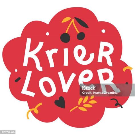 옥토버 페스트에 대한 필기 문자 10 월 맥주 축제에 대한 포스터 스티커 또는 티셔츠 인쇄에 적합합니다 낙서와 Kriek 체리 양양 애인 문구 맥주에 대한 스톡 벡터 아트