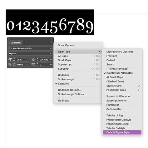 Oldstyle Numbers By Default TypeDrawers