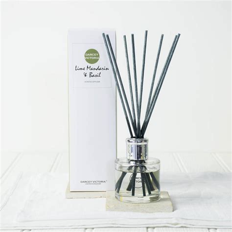 Lime Mandarin And Basil Scent Diffuser By All Things Brighton Beautiful