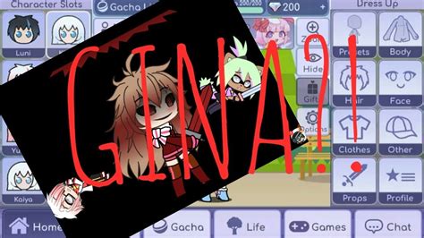 Creepy Gina Glitch Gacha Life Youtube