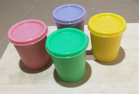 Tupperware Cups With Lids Furniture And Home Living Kitchenware And Tableware Water Bottles