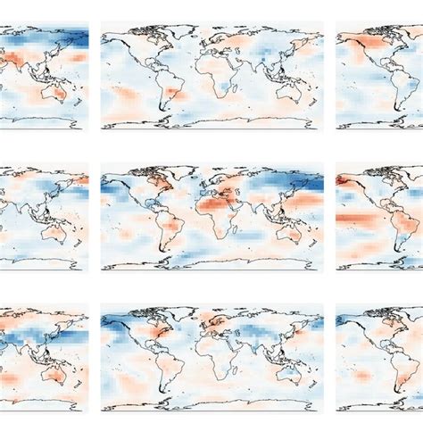 First Principal Components Or Eofs For The 16 Pre Industrial Climate