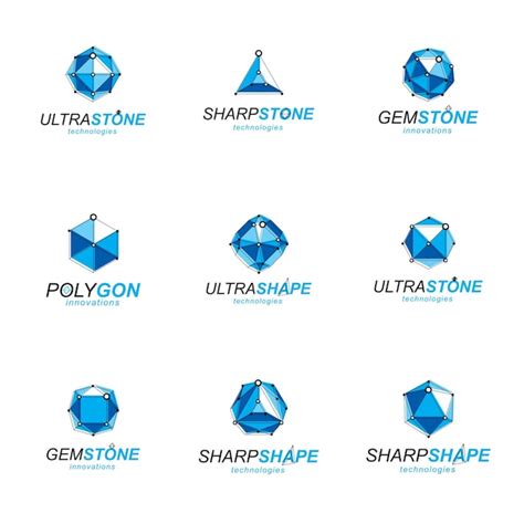 Premium Vector 3d Vector Digital Wireframe Objects Created With Lines Mesh Low Poly Shapes