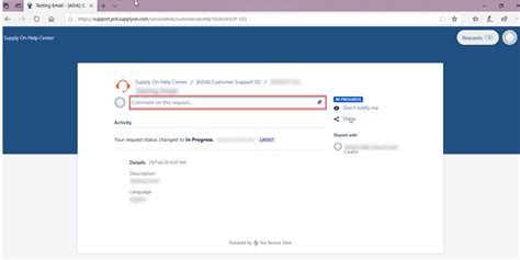 How To View My Requests And Add Comments And Attachments SupplyOn Support Center