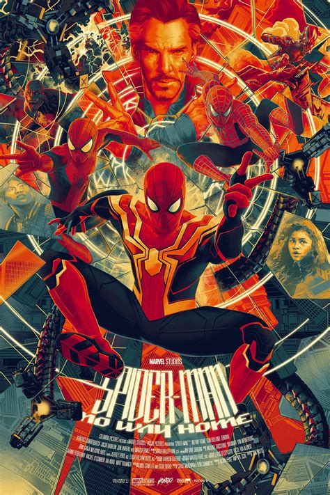 Spider Man No Way Home 2021 24x36 Poster By Matt Taylor R