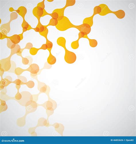 Abstract Molecular Structure Stock Vector Illustration Of Element Healthy 46853626