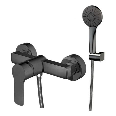 Griferias Clever Monomando Ducha Cabel Black Cb3642013bk Buades