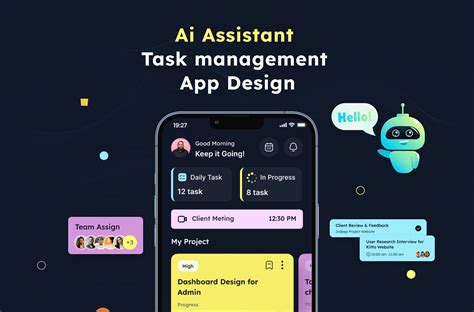 Ai Assistant Task Management App Ui Design Behance