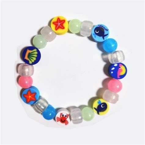 바다 비즈 야광 자외선 팔찌 만들기 여름 썸머 바다 팔찌 어린이집 유치원 아이교육몰