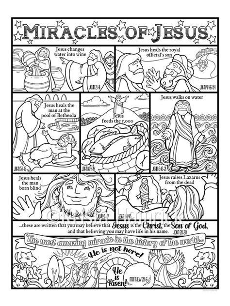 Miracles Coloring Pages