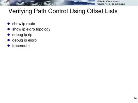 ppt cis 185 ccnp route ch 5 implementing path control powerpoint