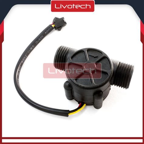 Water Flow Sensor Yf S201 Flowmeter 12 Sensor Aliran Air Yf S201 05