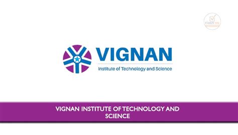 Vignan Institute Of Technology And Science Invited Applications From Eligible Candidates For The