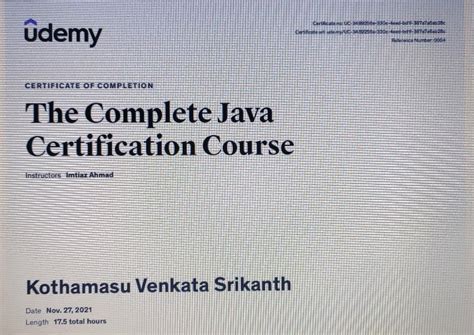 Venkatasrikanth Kothamasu On Linkedin Java Udemy Tataconsultancyservices Buildingcareers