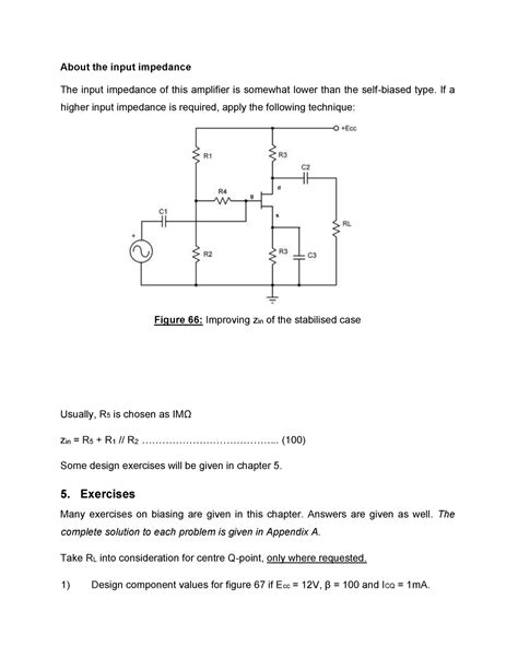 About The Input Impedance If A Higher Input Impedance Is Required Apply The Following