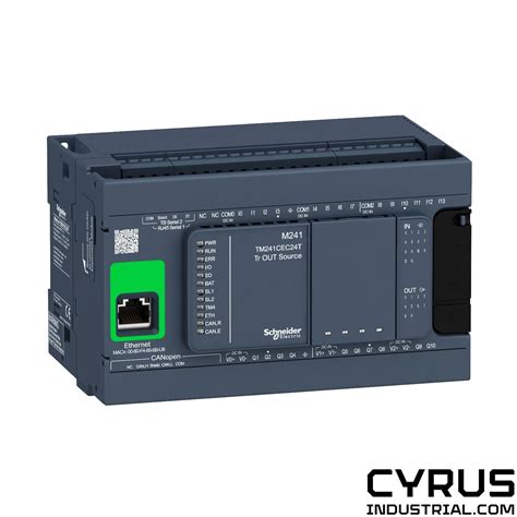 Products Schneider Electric TM241CEC24T Logic Controller Modicon M241 24 IO Transistor PNP