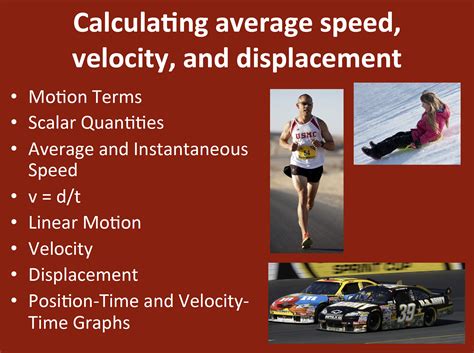 Calculating Average Speed Velocity And Displacement Lab Station Activity