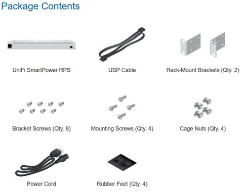 Ubiquiti Unifi Smartpower Redundant Power System Usp Rps Opticord