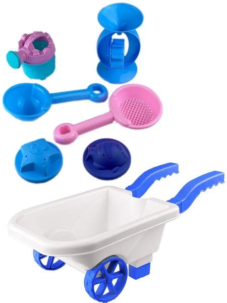 Характеристики Набор для Песочницы Тележка Тачка Мельница Лейка 2 Формочки Лопатка