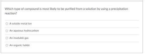 Solved What Is The Major Difference Between Precipitation