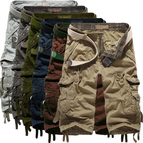 Top Selling 2016 Summer Calf Length Cargo Mens Shorts Multi Pocket