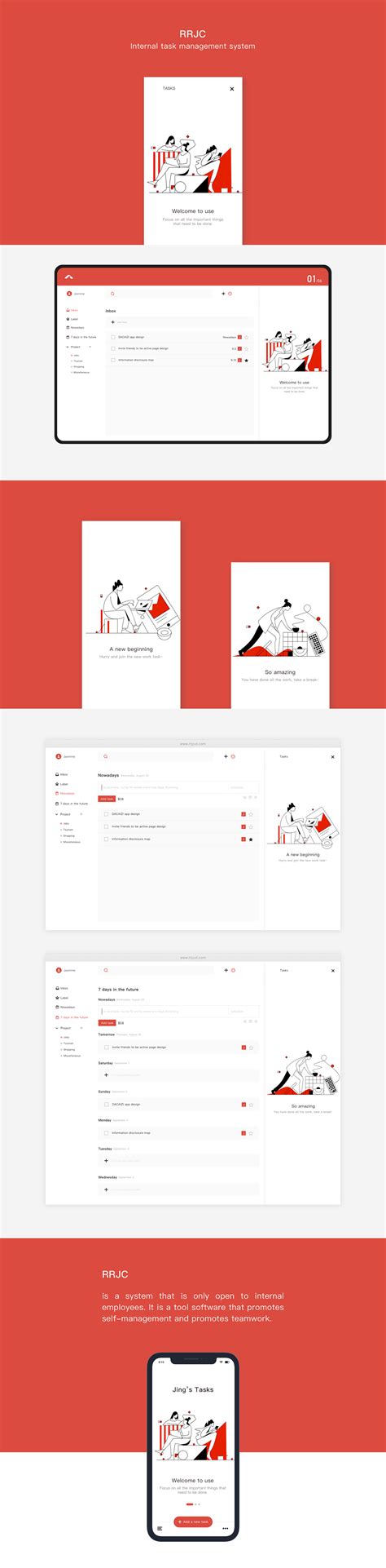 Task Management System On Behance