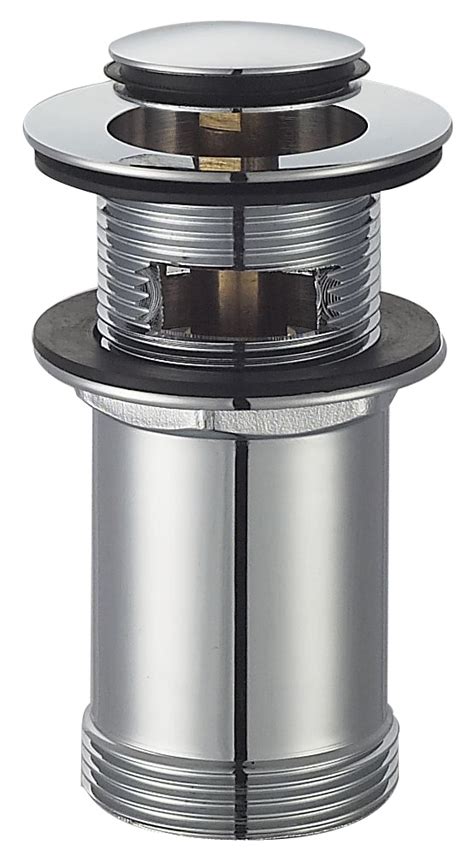 ND523 Pop Up Waste Basin Drain With Overflow Clic Clac Pop Up Waste And Drainer