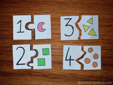 Diy Make Fun Number Puzzles At Home Number Dyslexia