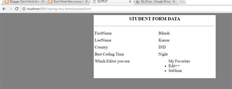 Think Like A Compiler 14 0 SPRING MVC FORMS