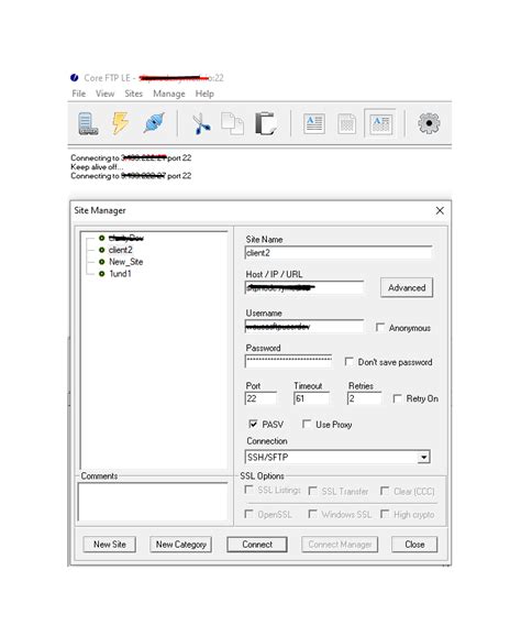 CoreFTP Is Not Able To Not Connect Using SFTP Issue Drakkan Sftpgo GitHub