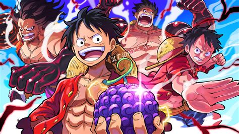 One Piece Hd Monkey D Luffy Unleashing Haki Power By Cidadesart