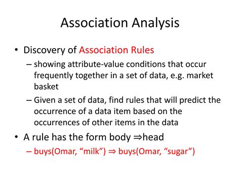 Association Rule Mining In Data Mining Ppt