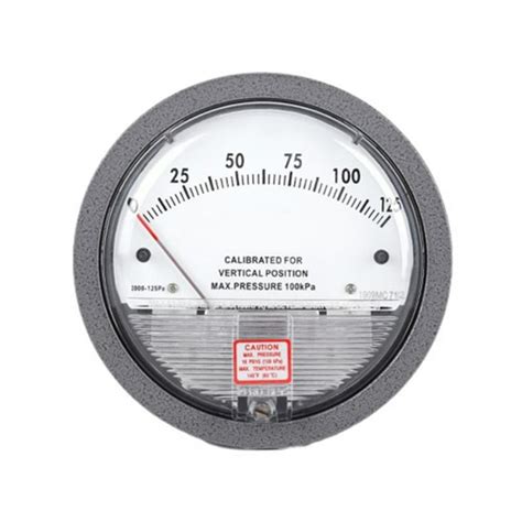 Differential Pressure Gauge Barometer Analog Micro Manometer Pointer