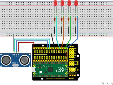 Project 28:ultrasonic Ranger — Ks3025 Ks3025f Keyestudio Raspberry Pi Project 28:ultrasonic Ranger — Ks3025 Ks3025f Keyestudio Raspberry Pi