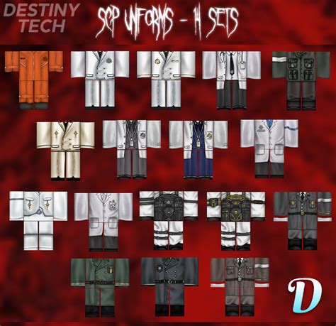 Scp Uniforms Pack Destiny Tech