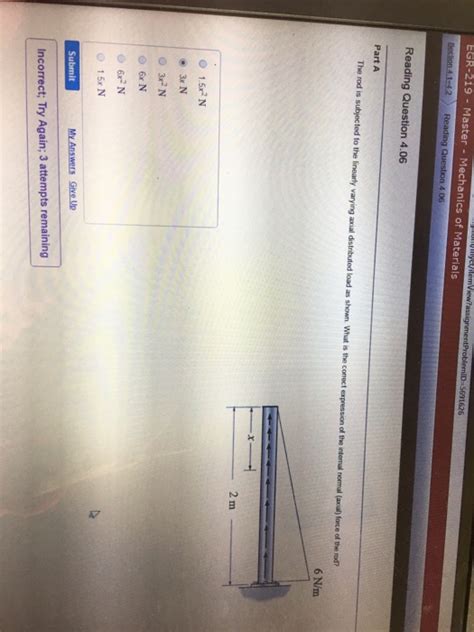 Solved EGR 219 Master Mechanics Of Materials Section 4 142 Chegg