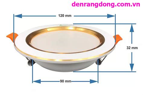 Kích Thước đèn Led âm Trần Là Bao Nhiêu