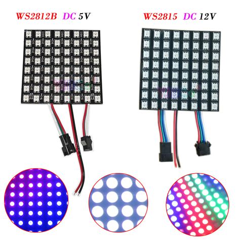 LED Pixels WS WS B Matrix Panel Screen Digital Flexible Programmed Individually