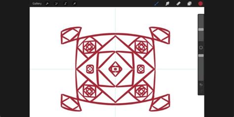 How To Use The Symmetry Tool In Procreate Mirror Tips