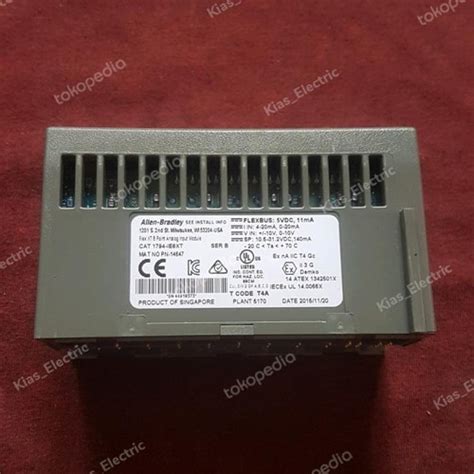 Jual Allen Bradley Flex Xt 1794 Ie8xtie8 Xt 8 Analog Input Rockwell