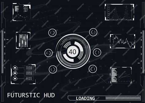Premium Vector Hud Radar Control