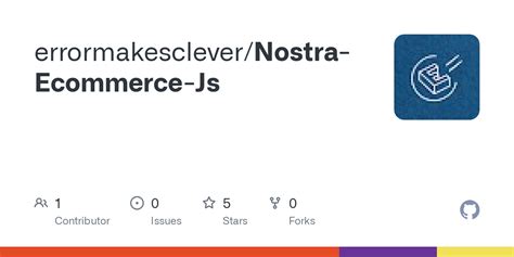 Nostra Ecommerce Jstryhtml At Main · Errormakesclevernostra Ecommerce Js · Github