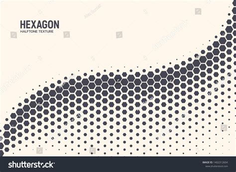 Hexagon Shapes Vector Abstract Geometric Technology Stock Vector