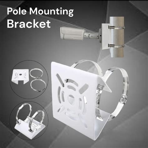 Jual Bracket Cctv Outdoor Tiang Pole Mount Bracket Tebal Bracket Cctv Tiang Outdoor Shopee