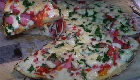 Пицца на сковороде за 5 минут Вкусно и просто рецепт на все случаи жизни