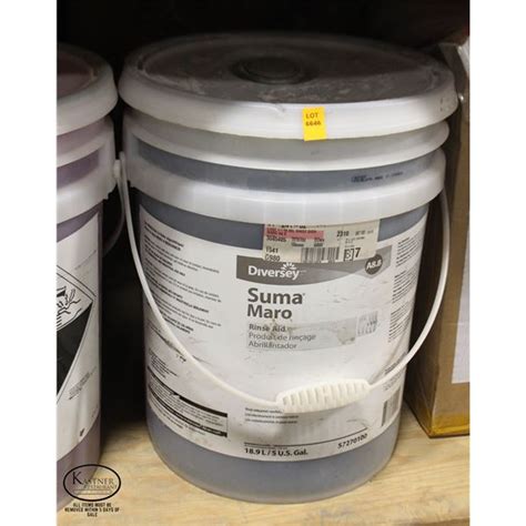 20l Pail Of Diversey Suma Maro A8 8 Rinse Aid Kastner Auctions