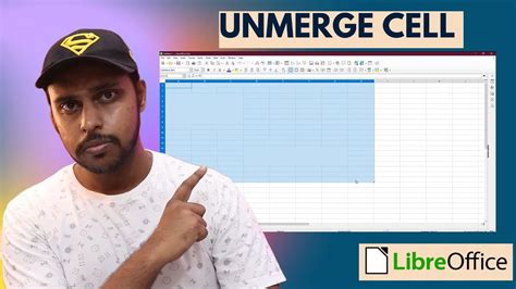 How To Unmerge Cell On Libreoffice Calc Unmerge Cell Libreoffice Calc Youtube