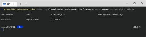 How To Add Or Set Mailboxfolderpermission With Powershell