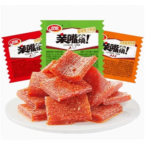 卫龙亲嘴烧24g辣条辣片素肉香辣麻辣条盒装小吃解馋休闲零食批发 卫龙亲嘴烧尝鲜装3种随机混【图片 价格 品牌 报价】 京东